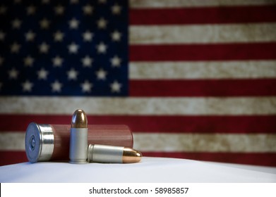 Bullets Us Flag Stock Photo 58985857 | Shutterstock