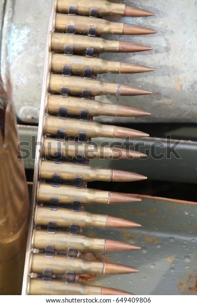 Bullets World War 2 Machine Gun Stock Photo 649409806 | Shutterstock