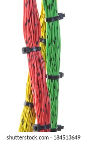 Bundle Cables Cable Ties Isolated On Stock Photo 184513649 | Shutterstock