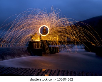 Burning Wire Wool On Beach Stock Photo 146669801 | Shutterstock
