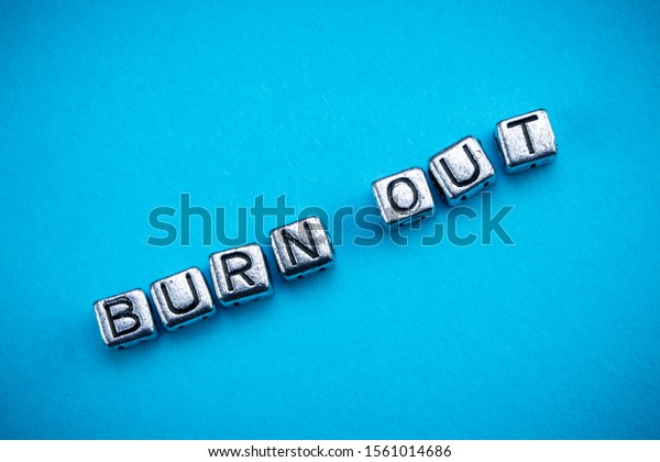 Burnout Background Concept Represented By Cubic Stock Photo 1561014686 ...