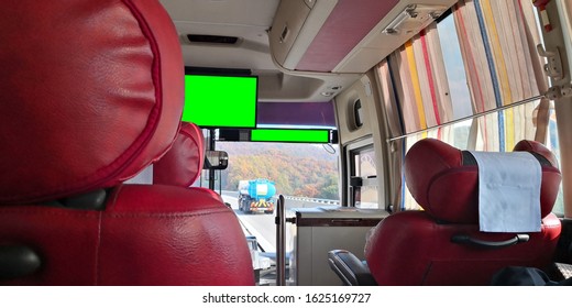 Bus Interior Green Screen Stock Photo 1625169727 | Shutterstock