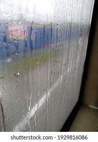 Bus Window Fogging While Raining Heavily Stock Photo 1929816086 ...