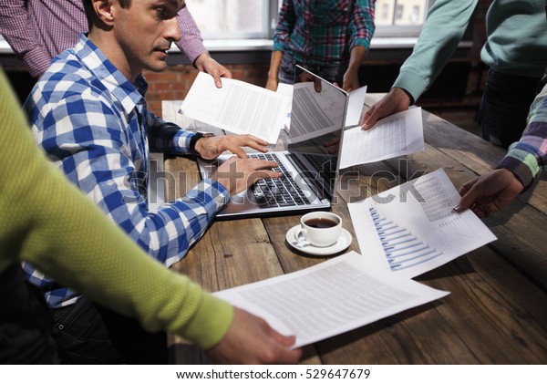 Business Man Getting Extra Work Deadline Stock Photo (Edit Now) 529647679