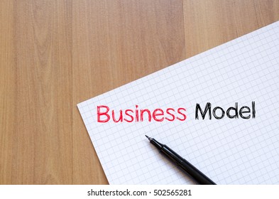Photo de stock Business Model Text Concept Write On 502565281 ...