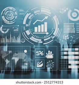 Financial Banking Concept Statistics Analyze Graph AI-generated image ...