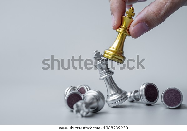 Businessman Hand Moving Gold Chess King Stock Photo 1968239230 ... Businessman Hand Moving Gold Chess King Stock Photo 1968239230 ...