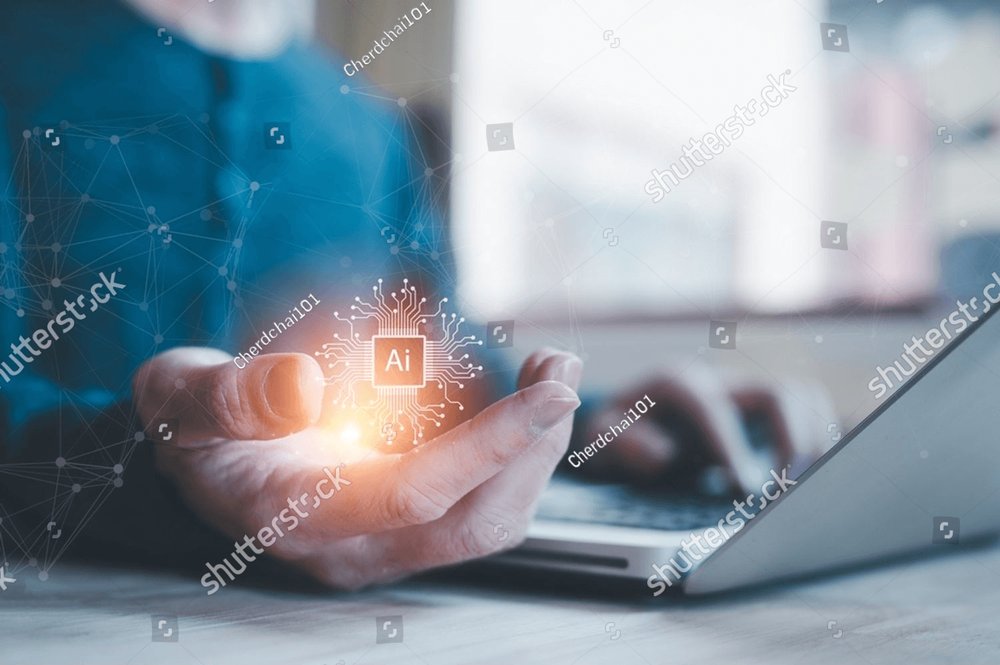 businessman using technology smart robot AI, artificial intelligence by ...