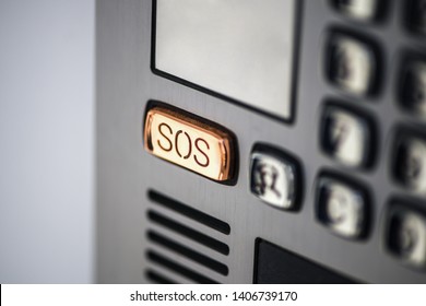 Button Sos Sos Button On Device Stock Photo 1406739170 | Shutterstock