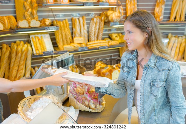 Buying Bread Bakery Stock Photo 324801242 | Shutterstock