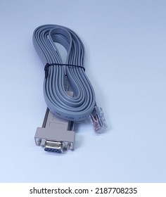 Cable Console Server On White Background Stock Photo 2187708235 ...