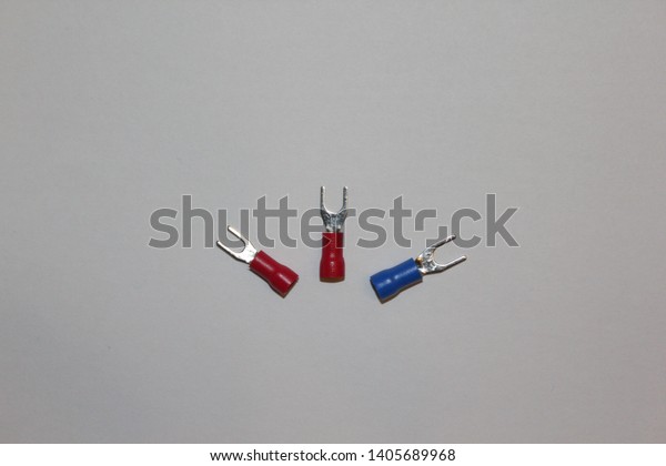 Cable Lugs Differents Colours Sizes On Stock Photo 1405689968 ...