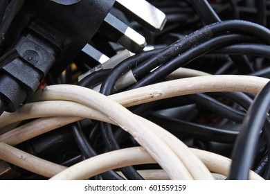 Cable Texture Cables Background Cable Cord Stock Photo 596743211 ...