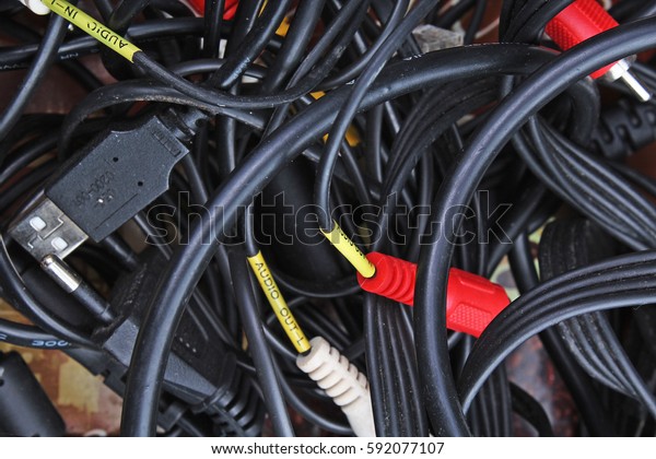 Cable Texture Cables Background Stock Photo 592077107 | Shutterstock