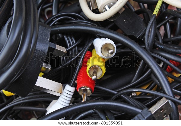 Cable Texture Cables Background Stock Photo (Edit Now) 601559051