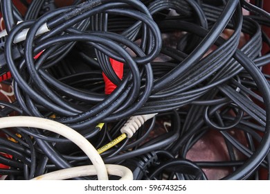 Cable Texture Cables Background Cable Cord Stock Photo (Edit Now) 596743256
