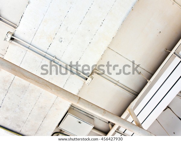 Cable Tray Conduits On Ceiling Stock Photo 456427930 | Shutterstock