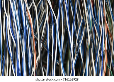 Cable Wire Internet Network Closeup Stock Photo 716162929 | Shutterstock