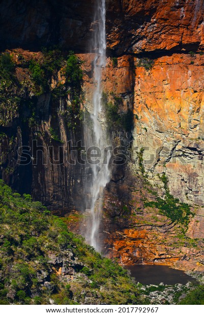 Cachoeira Do Tabuleiro Highest Waterfall Minas Stock Photo 2017792967 ...