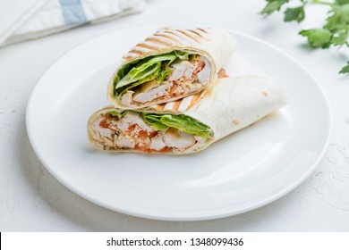 588 Chicken caesar wrap Images, Stock Photos & Vectors | Shutterstock