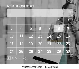 Calendar Reminder Priority Note Date Concept Stock Photo 435935083 ...