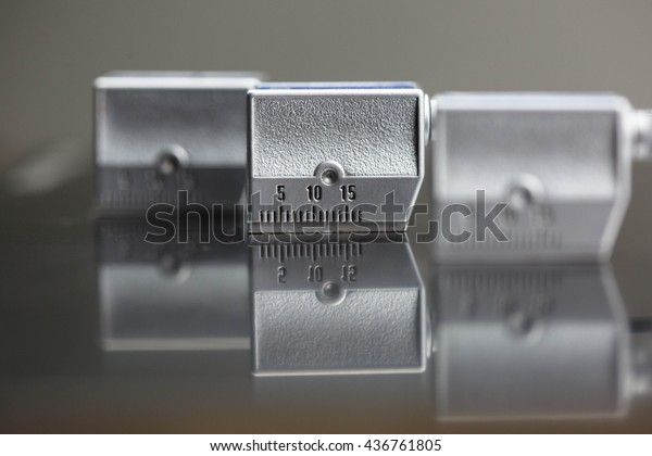Calibration Angle Beam Probe Calibration Block Stock Photo 436761805 ...