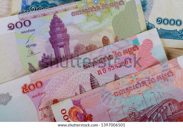 Cambodian Riel Banknotes Indicating Economics Stock Photo 1397006501 ... Cambodian Riel Banknotes Indicating Economics Stock Photo 1397006501 ...