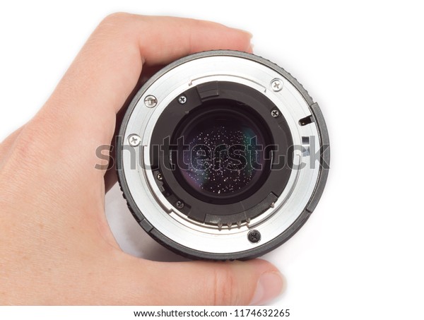 Camera Lens Cementation Separation Schneideritis Defect Stock Photo ...