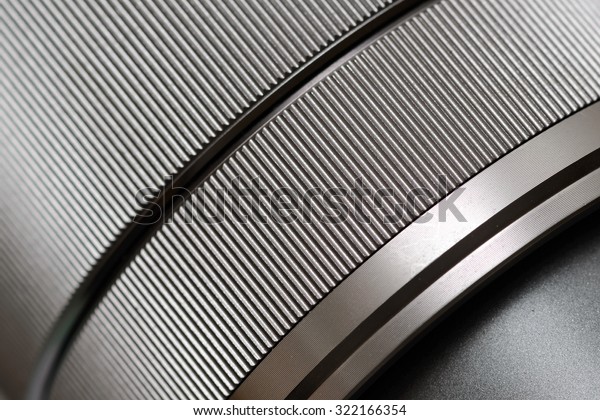 Camera Lens Focus Ring Close Stock Photo (Edit Now) 322166354