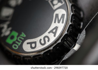 Camera Mode Dial Aperture Priority Mode Stock Photo 298397720 ...