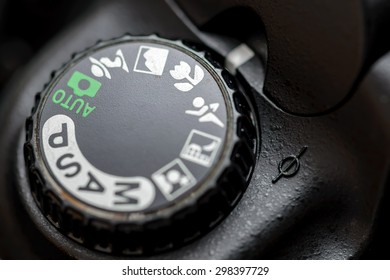 Camera Mode Dial Macro Mode Stock Photo (Edit Now) 163133594