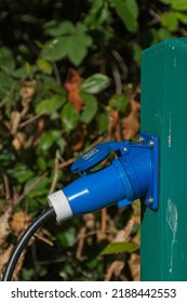 Camping Electrical Connection Box Plug Connected Stock Photo 2188442553 ...