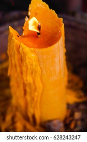 Candle Flame Big Candle Stock Photo 628243247 | Shutterstock