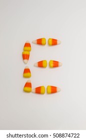 Candy Corn Letter E Stock Photo 508874722 | Shutterstock