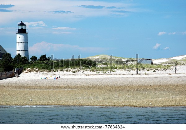 Cape Cod Beach Scene Stock Photo (Edit Now) 77834824