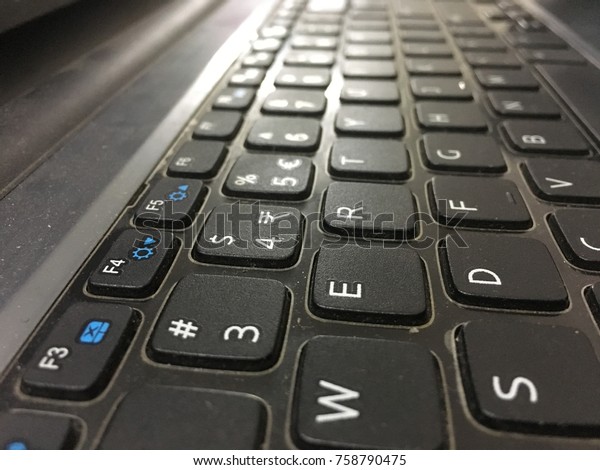 Capturing Keyboard Inclined Angle Stock Photo 758790475 | Shutterstock