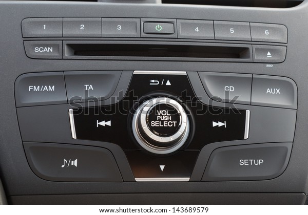 Car Audio System Front Panel Stock Photo 143689579 | Shutterstock