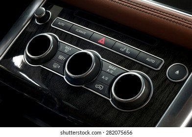 Car Climate Control Panel Interior Detail Stock Photo 282075656 ...