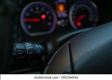 Car Control Panel Front View Stock Photo (Edit Now) 1901346928
