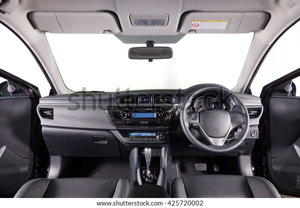 Car Dashboardconsole Full Windscreen Show Space Stock Photo (Edit Now ...