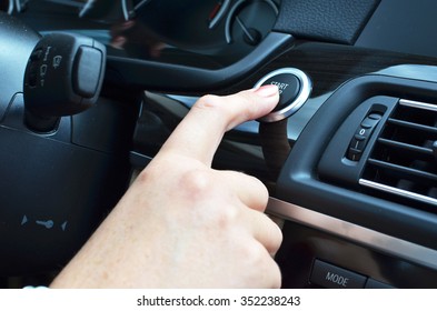 Car Driver Starting Engine Stock Photo 352238243 | Shutterstock