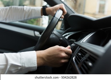 Car Driver Starting Engine Stock Photo 504262828 | Shutterstock