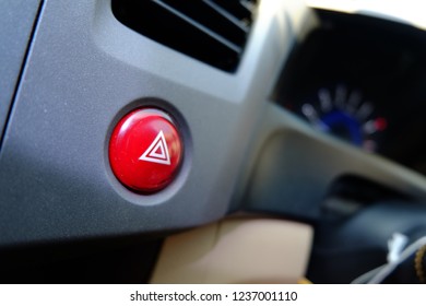 Car Emergency Warning Light Button Front Stock Photo 1237001110 ...