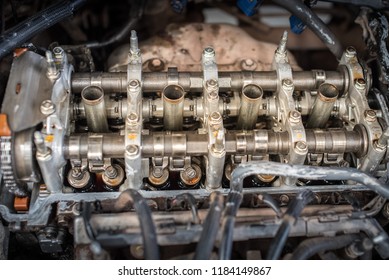 Car Engine Inside View Isolated Over Stock Photo (Edit Now) 1184149867