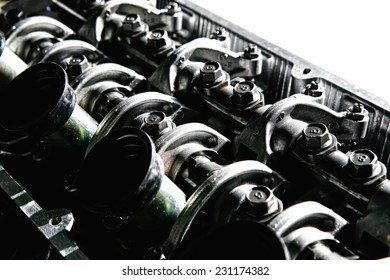 Car Engine Inside View Isolated Over Stock Photo 231174382 | Shutterstock