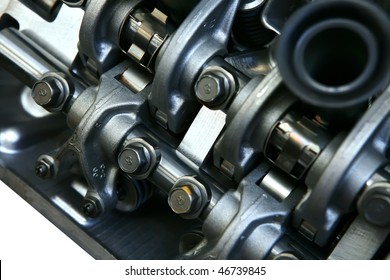 Car Engine Inside View Isolated Over Stock Photo (Edit Now) 46739845