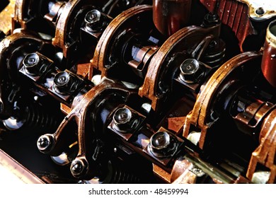 Car Engine Inside View Isolated Over Stock Photo 95559847 | Shutterstock