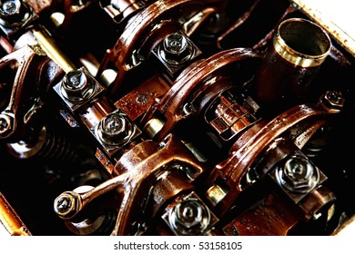 Car Engine Inside View Isolated Over Stock Photo 53158105 | Shutterstock