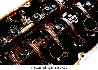 Car Engine Inside View Isolated Over Stock Photo 55614091 | Shutterstock