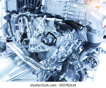 Industrial Zone Steel Pipelines Blue Tones Stock Photo 74153149 ...